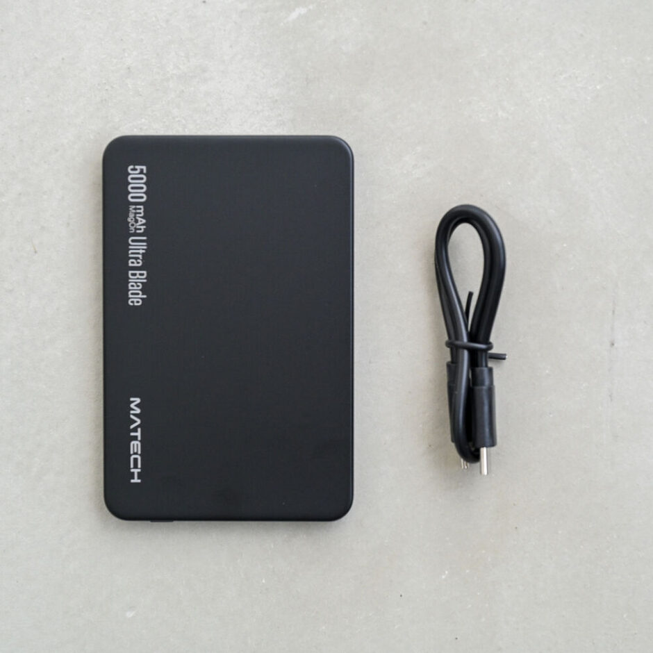 MATECH MagOn Ultra Blade 5000をレビュー！ありえんほど薄いQi2対応モバイルバッテリー | マクリン