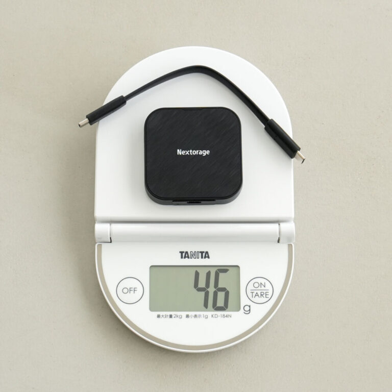 Nextorage NX-P2MGシリーズをレビュー！iPhoneにピタッとくっつくMagSafe対応ポータブルSSD | マクリン